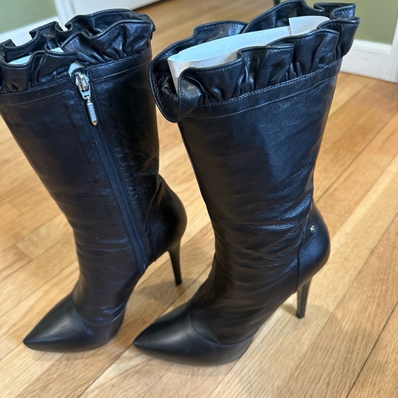 Cesare Paciotti | Shoes | Black Leather Short Bootslike New 38one Of ...
